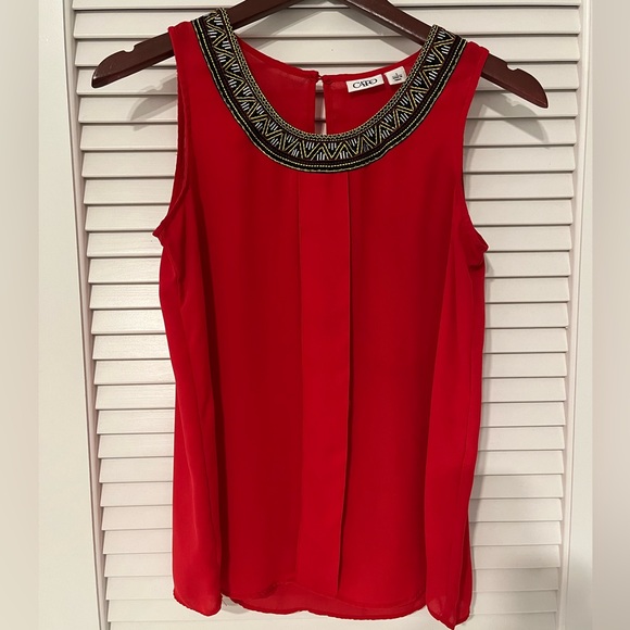 Cato | Tops | Cato Scarlett Print Blouse | Poshmark